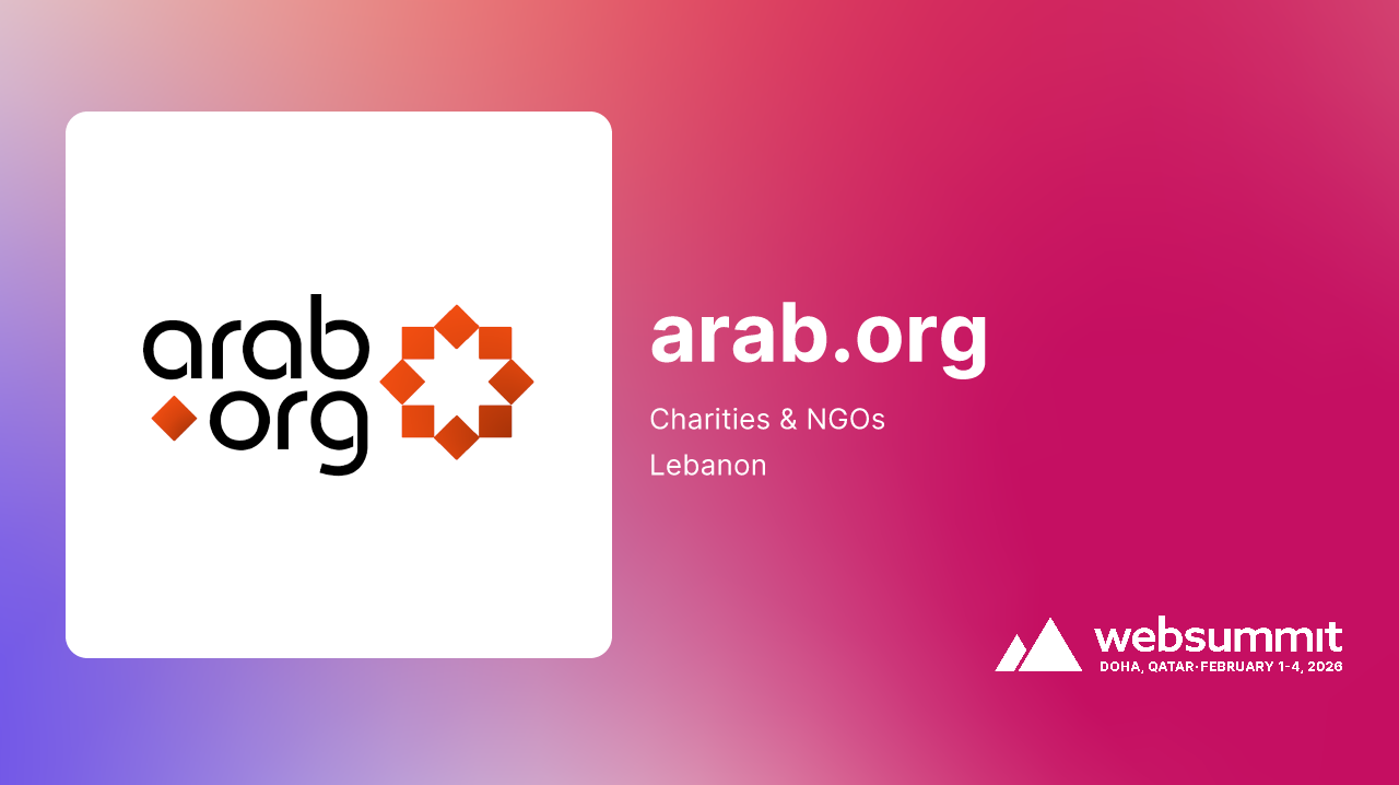 arab.org | Web Summit Qatar, Doha
