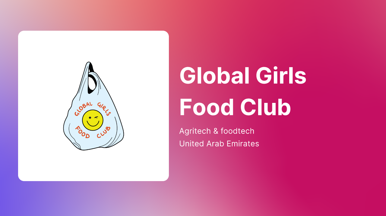 Global Girls Food Club | Web Summit Qatar, Doha