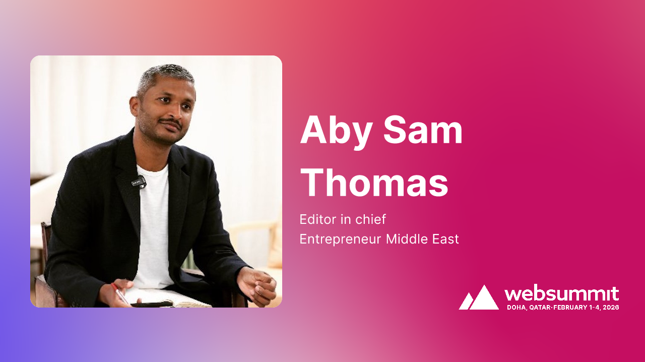Aby Sam Thomas | Web Summit Qatar, Doha