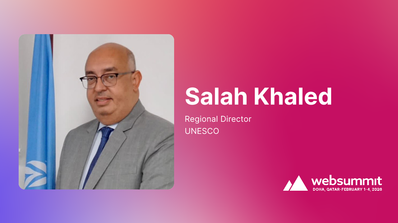Salah Khaled | Web Summit Qatar, Doha