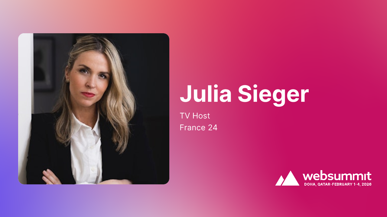 Julia Sieger | Web Summit Qatar, Doha