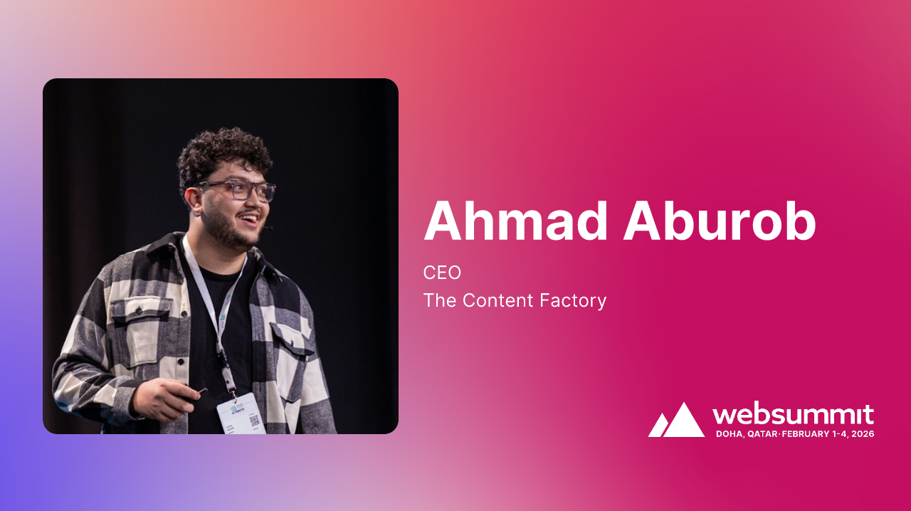 Ahmad Aburob | Web Summit Qatar, Doha