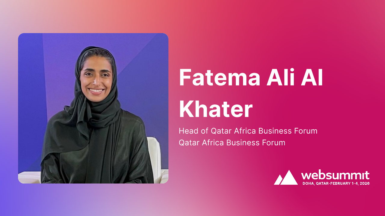 Fatema Ali Al Khater | Web Summit Qatar, Doha