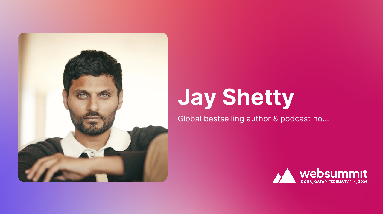Jay Shetty | Web Summit Qatar, Doha