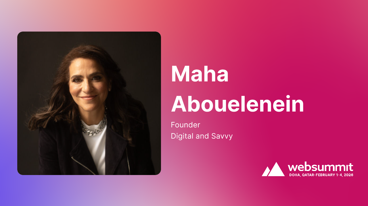 Maha Abouelenein | Web Summit Qatar, Doha