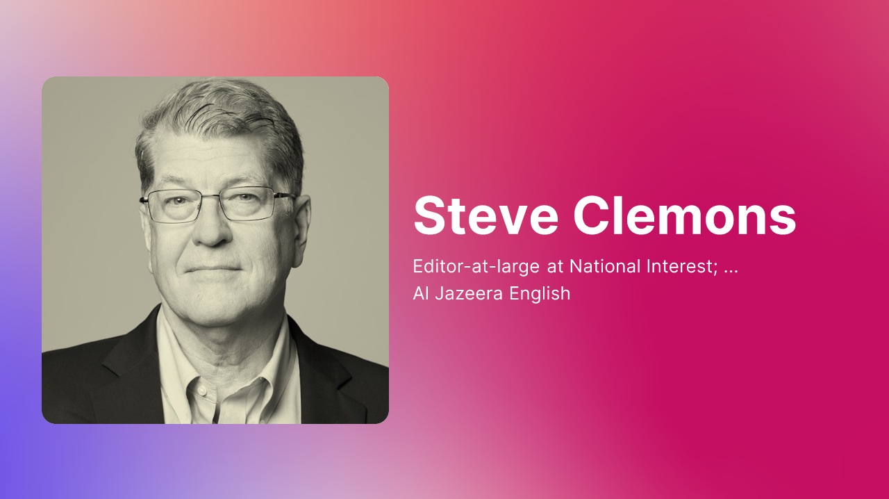 Steve Clemons | Web Summit Qatar, Doha