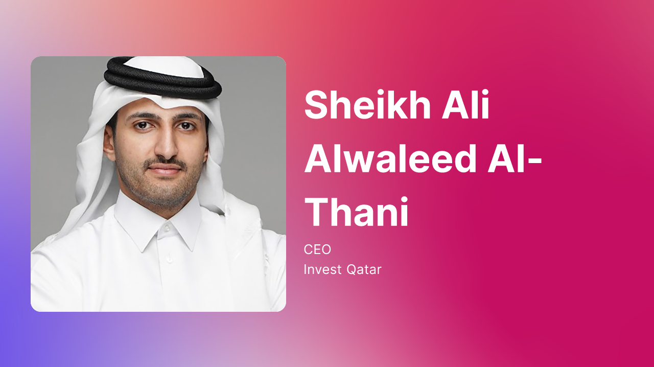 Sheikh Ali Alwaleed Al-Thani | Web Summit Qatar, Doha